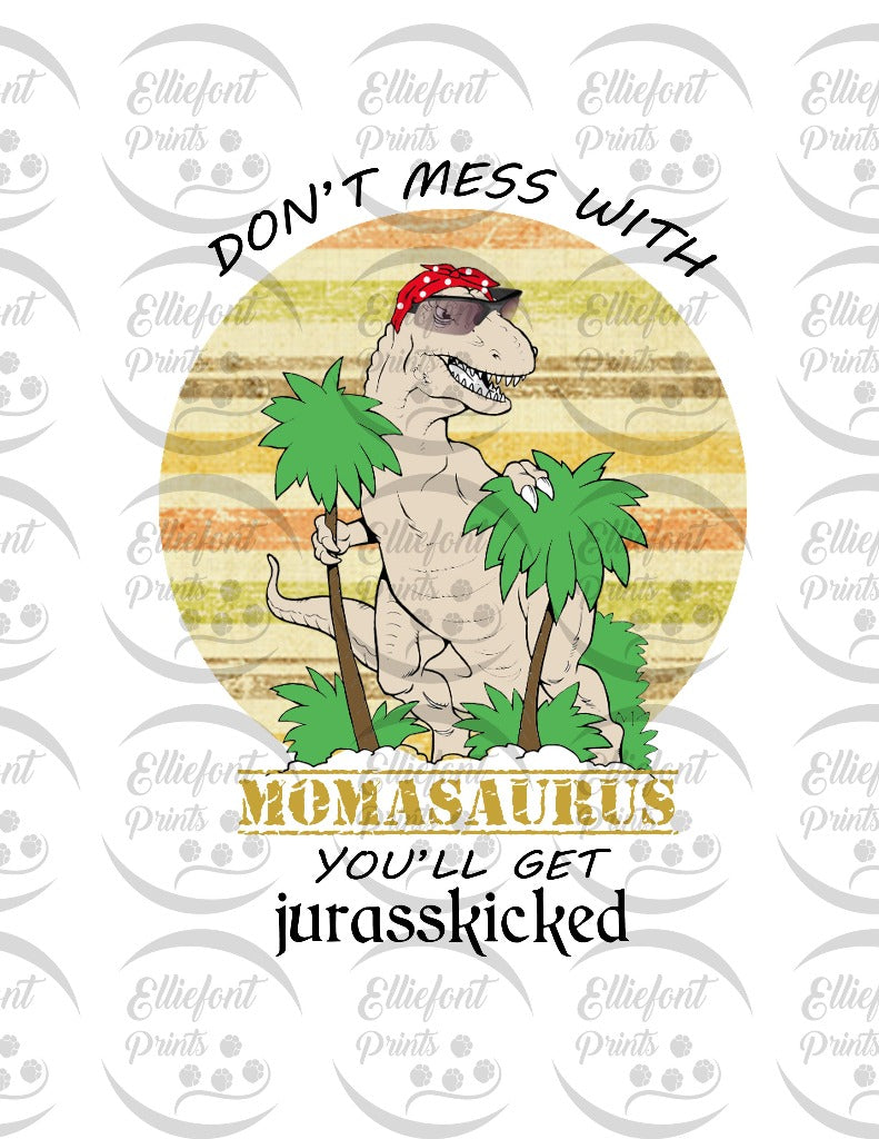 Mamasaurus Sublimation PNG Files Commercial – Elliefont Styles