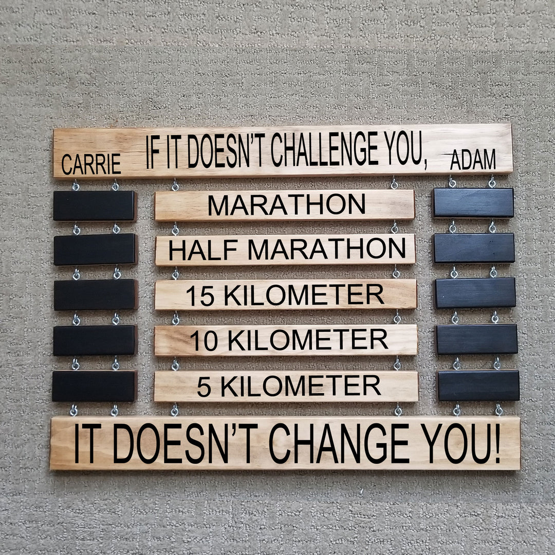 Ultra Running PR Time Display Running Personal Record © – Elliefont Styles